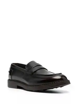 DOUCAL'S Leather Penny Loafers