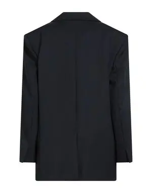 Sandro Single-breasted Blazer In Polyester, Wool, And Elastane