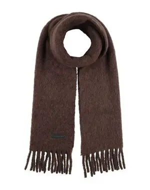 LANVIN Scarf Light Alpaca Wool, Polyamide - Brown