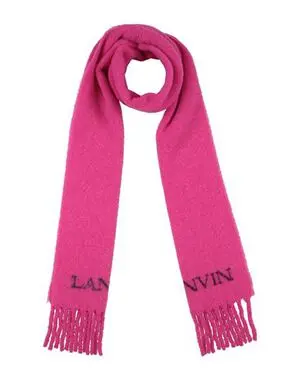 LANVIN Scarf Fuchsia Alpaca Wool, Polyamide, Wool - Pink