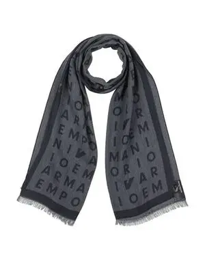 Emporio Armani Scarf Viscose, Polyester - Navy