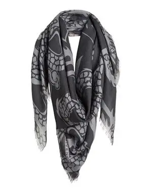 Givenchy Scarf Charcoal Modal, Cashmere - Grey