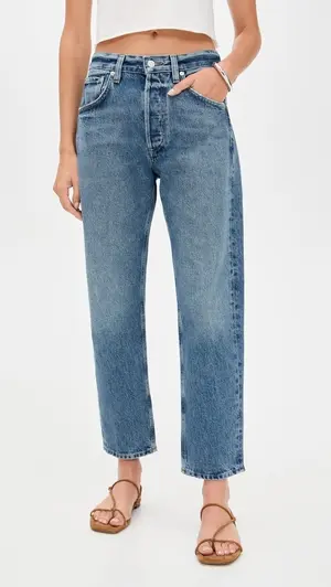 Citizens Of Humanity Winslow Low Rise Cropped Boyfriend Jeans - Pacifica
