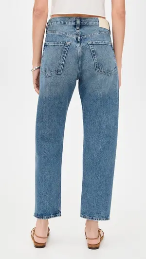 Citizens Of Humanity Winslow Low Rise Cropped Boyfriend Jeans - Pacifica