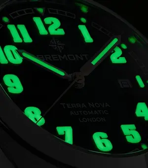BREMONT Stainless Steel And Leather Terra Nova Field Watch