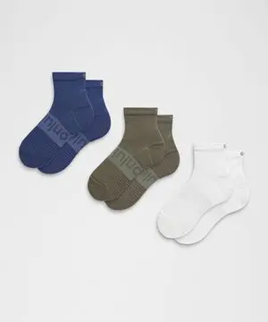 Lululemon Power Stride Ankle Socks Army Green
