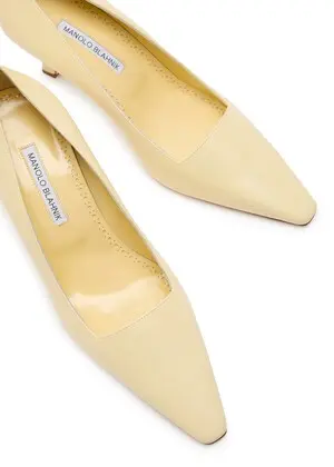 Manolo Blahnik Moiralo 70 Nappa Leather Pumps