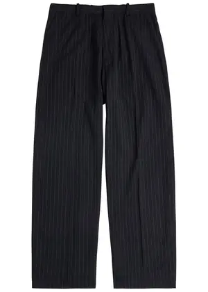 Acne Studios Pinstriped Woven Tailored Trousers
