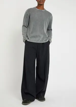 Acne Studios Pinstriped Woven Tailored Trousers