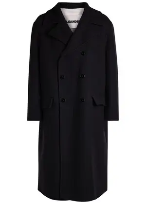 JIL SANDER Double-breasted Wool Coat
