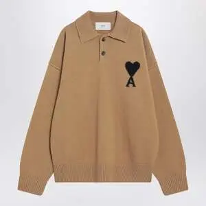 AMI Paris De Coeur Polo Sweater