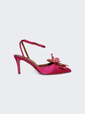 ALAMEDA TURQUESA Mirabel Flower Pumps - Pink