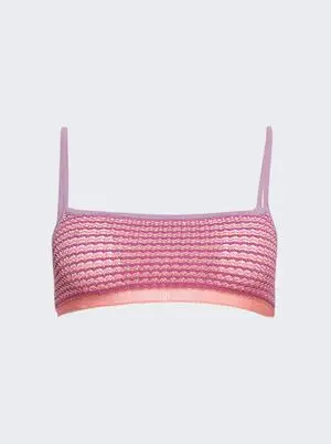 ROBERTA EINER Sporty Bralette Top - Pink