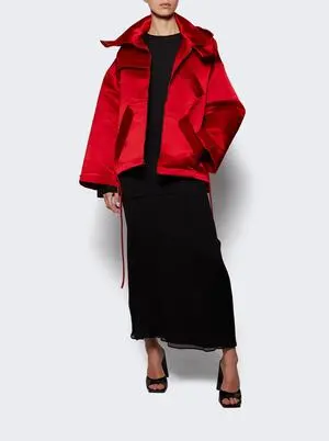 Wardrobe.NYC Layered Column Skirt - Black