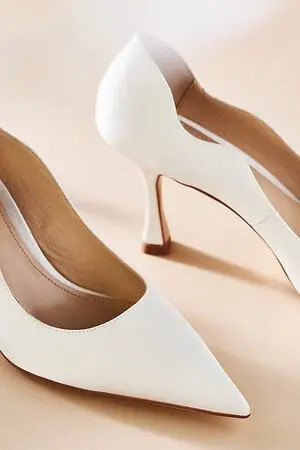 Lola Cruz Wavy Leather Pumps