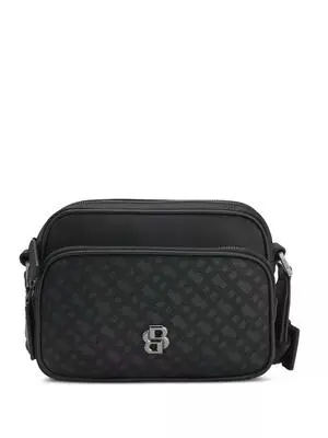 BOSS Logo-monogram Messenger Bag - Black