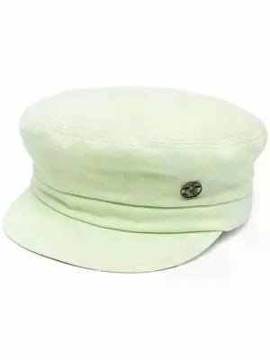 MAISON MICHEL Cotton-blend Baker Boy Cap - Neutrals