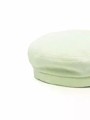 MAISON MICHEL Cotton-blend Baker Boy Cap