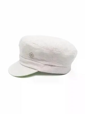 MAISON MICHEL Cotton-blend Baker Boy Cap