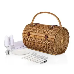 PICNIC TIME Barrel Picnic Basket