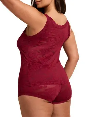 ADORE ME Alicent Cami & Shorts Set - Dark Red