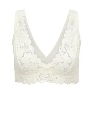 ADORE ME Livi Unlined Bralette Bra - Light White