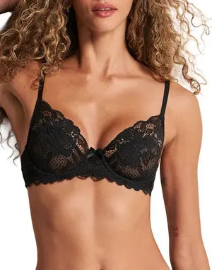 ADORE ME London Unlined Full Coverage Bra Black