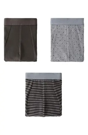 Mango 3-pack Boxer Briefs Brown/grey