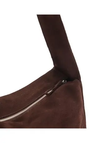 Mango Suede Shoulder Bag