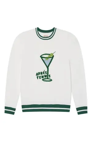 ELLSWORTH + IVEY Elle Apres Tennis Sweatshirt