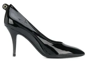 FERRAGAMO Almond-toe Pumps - Black
