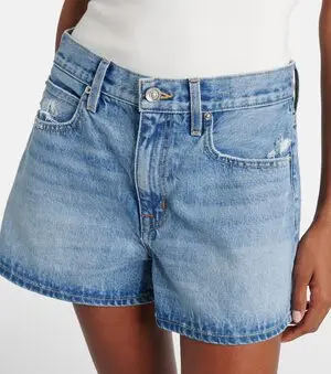 SLVRLAKE Mila Mid-rise Denim Shorts