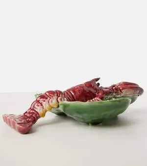 BORDALLO PINHEIRO Cabbage With Lobsters Small Appetizer Plate - Multicoloured