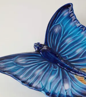 BORDALLO PINHEIRO Cloudy Butterflies Tray Claudia Schiffer - Multicoloured