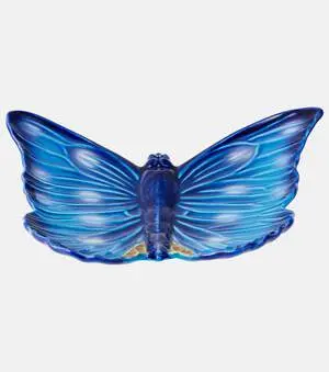 BORDALLO PINHEIRO Cloudy Butterflies Tray Claudia Schiffer