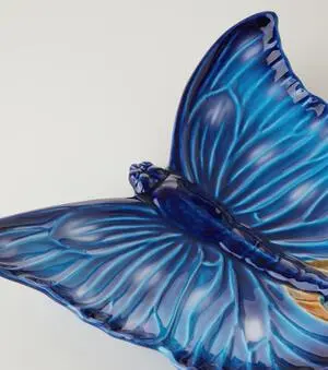 BORDALLO PINHEIRO Cloudy Butterflies Tray Claudia Schiffer