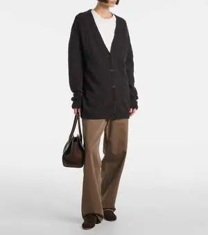 THE ROW Suede Penny Loafers - Brown