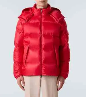 Moncler Couyere Hooded Down Jacket - Red