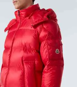 Moncler Couyere Hooded Down Jacket - Red