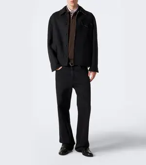 Burberry Wool Polo Sweater