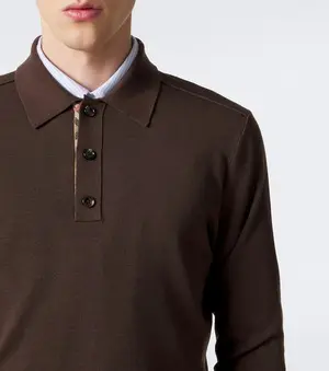 Burberry Wool Polo Sweater