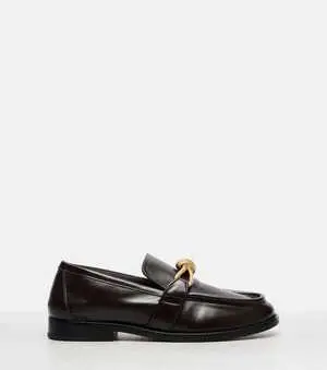 Bottega Veneta Astaire Knot Loafers - Brown