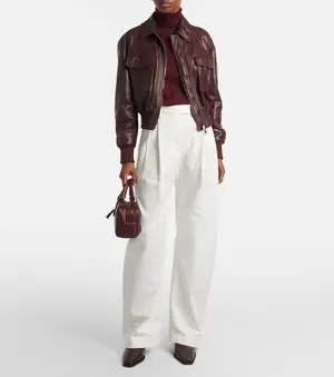 Brunello Cucinelli Cotton Barrel-leg Trousers