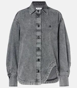 Attico Denim Button-down Shirt - Black
