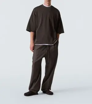 Fear Of God Oversized Cotton-blend T-shirt - Black