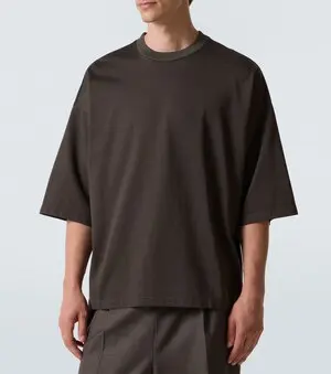 Fear Of God Oversized Cotton-blend T-shirt - Black