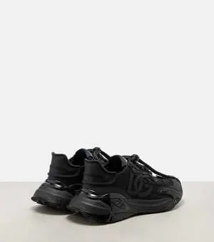 Dolce & Gabbana Leather-trimmed Sneakers