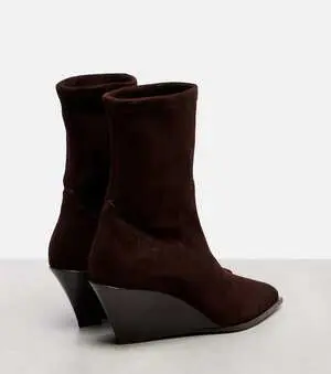 JIMMY CHOO Hadley 60 Suede Ankle Boots - Brown