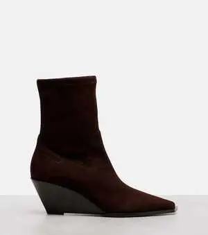 JIMMY CHOO Hadley 60 Suede Ankle Boots - Brown