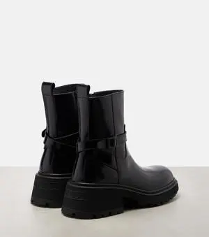 JIMMY CHOO Conny Leather Ankle Boots